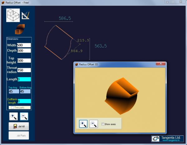 Ductwork & Nesting – TANGENTA Software