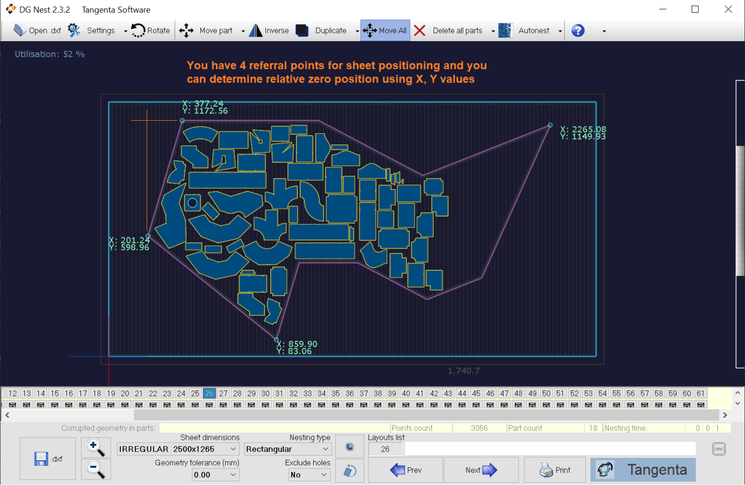 Ductwork & Nesting – TANGENTA Software